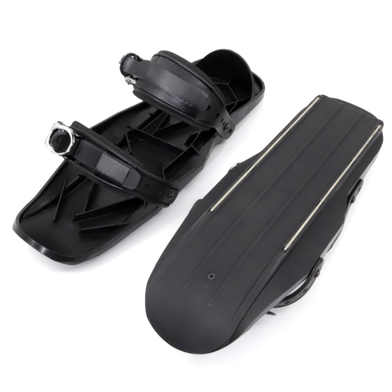 Buty narciarskie mini Krótkie narty - czarne