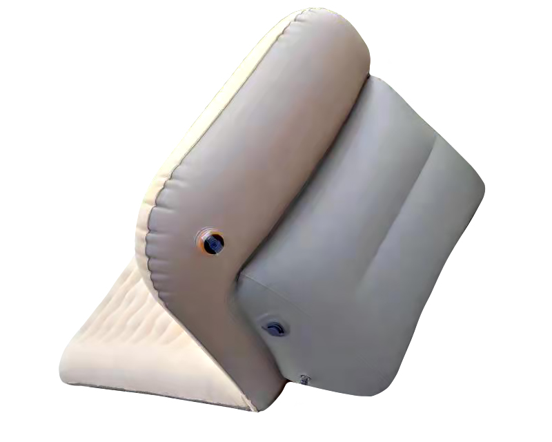 Inflatable bed with backrest, daybed - color creamy | e-hedo.pl