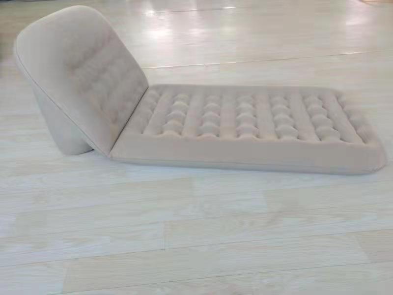 Inflatable bed with backrest, daybed - color creamy | hedo - title